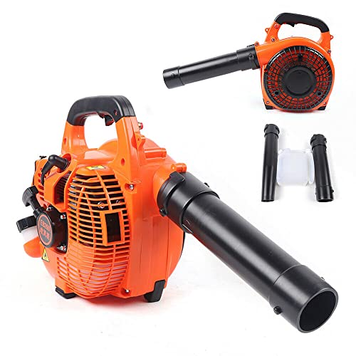 2-Cycle Gas Powered Handheld Leaf Blower - Gasoline Blower for Lawn Care (25.4CC Handheld)