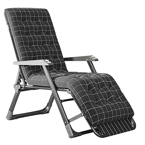 ABaippj Portability Zero Gravity Chair, Folding Padded Recliner Outdoor Adjustable Lounge Chair for Poolside Backyard Beach