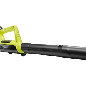 Ryobi ONE+ 90 MPH 200 CFM 18-Volt Lithium-Ion Heavy Duty Durable Cordless Leaf Blower - 2.0 Ah Battery and Charger Included, Compact, (Renewed)