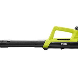 Ryobi ONE+ 90 MPH 200 CFM 18-Volt Lithium-Ion Heavy Duty Durable Cordless Leaf Blower - 2.0 Ah Battery and Charger Included, Compact, (Renewed)