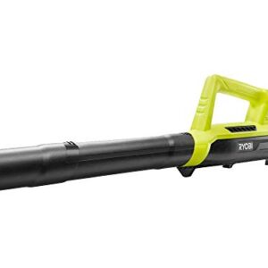 Ryobi ONE+ 90 MPH 200 CFM 18-Volt Lithium-Ion Heavy Duty Durable Cordless Leaf Blower - 2.0 Ah Battery and Charger Included, Compact, (Renewed)