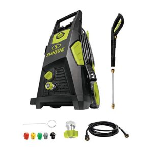 sun joe spx3500 2300 max psi 1.48 gpm brushless induction electric pressure washer, w/brass hose connector