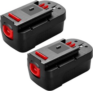 2pack 3.6ah hpb18 ni-mh replacement battery for black and decker 18v battery hpb18 hpb18-ope compatible with black decker battery 18 volt tools a1718 fs18fl fsb18 firestorm cordless power tool