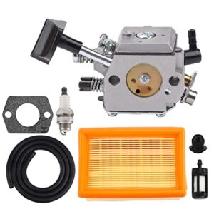 hipa carburetor with repower kit for sthil br340 br340l br380 br420 br420c sr340 sr420 backpack blower