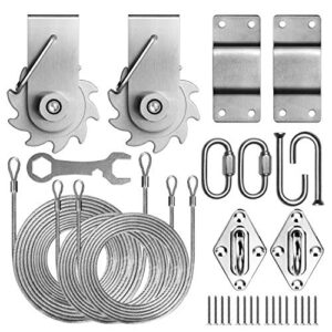 colourtree tensioning ratchet winch square/rectangle sun shade sail canopy cable wire rope installation kit