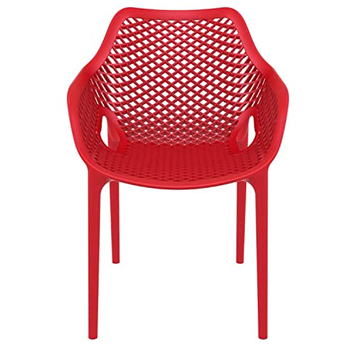 Air XL Resin Outdoor Arm Chair Red