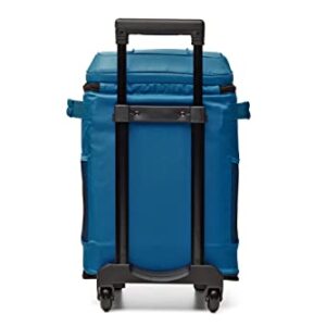 Coleman Chiller Series Insulated Portable Wheeled Soft Cooler, Leak-Proof 42 Can Capacity Cooler with Heavy Duty Wheels and Handle and Ice Retention