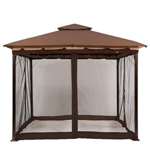 abccanopy 10×10 gazebo mosquito netting walls