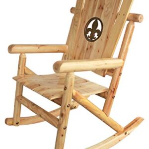 Leigh Country TX 95102 Aspen Fleur-De-Lis Rocker