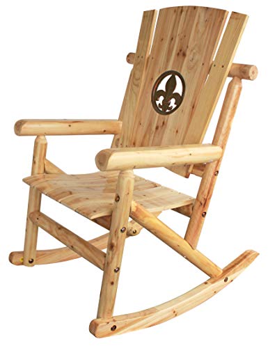 Leigh Country TX 95102 Aspen Fleur-De-Lis Rocker