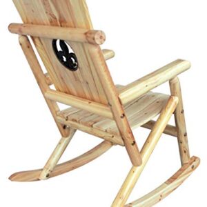 Leigh Country TX 95102 Aspen Fleur-De-Lis Rocker