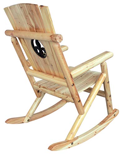 Leigh Country TX 95102 Aspen Fleur-De-Lis Rocker