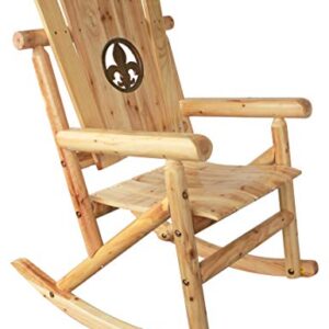 Leigh Country TX 95102 Aspen Fleur-De-Lis Rocker