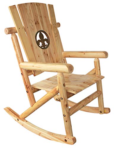 Leigh Country TX 95102 Aspen Fleur-De-Lis Rocker