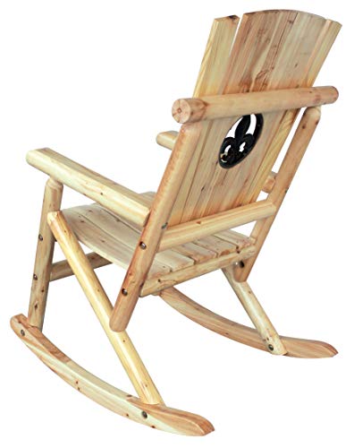 Leigh Country TX 95102 Aspen Fleur-De-Lis Rocker