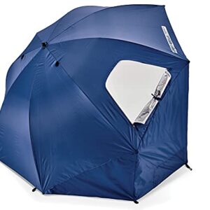 Sport-Brella Premiere UPF 50+ Umbrella Shelter for Sun and Rain Protection (8-Foot, Blue)