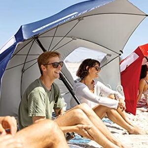 Sport-Brella Premiere UPF 50+ Umbrella Shelter for Sun and Rain Protection (8-Foot, Blue)