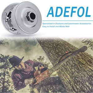 Adefol Chainsaw Clutch Drum Sprocket For Stihl MS361 MS440 MS461 MS460 044 046 Replacement Parts with Worm Gear E-Clip Needle Bearing 3/8" Rim Sprocket for 1128 007 1000