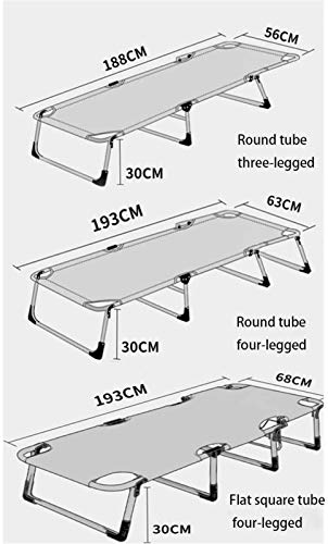 XZGDEN Lightweight Folding Lounger Chairs Portable Metal Sunbed Household Office Garden Patio Beach Outdoor Lounger Chairs-5