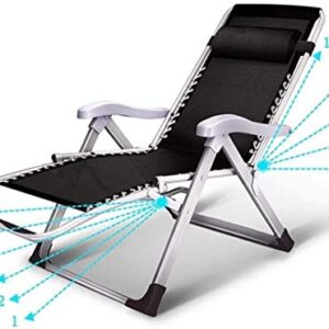 XZGDEN Lightweight Sun Lounger Camping Chairs Lounge Chair, Garden Lounge Chair, Balcony Lounge Chair, 3 Second Folding Lounge Chair