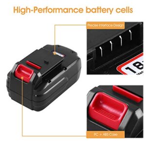 2Packs 3.6Ah Replacement for Porter Cable 18V Battery Ni-Mh PC18B Compatible with Porter Cable 18 Volt PC18B-2 PCC489N PCMVC PCXMVC Cordless Tools Batteries