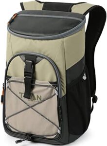 arctic zone titan deep freeze 24 can backpack cooler, moss