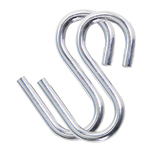 BNYTXV 2pcs Stainless Steel S Shape Hammock Hook for Hanging Art and Decorations