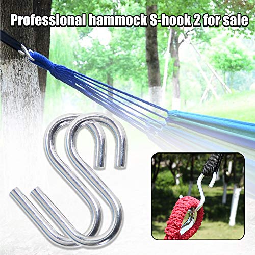 BNYTXV 2pcs Stainless Steel S Shape Hammock Hook for Hanging Art and Decorations