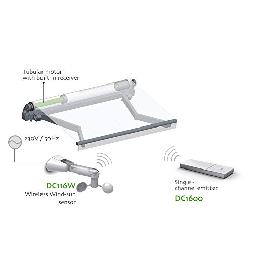 ALEKO AWSS Wind-Sun Sensor for Retractable Patio Awning 110V AC