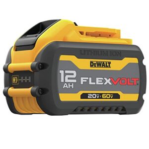 dewalt flexvolt 20v/60v max* battery, 12.0-ah (dcb612)