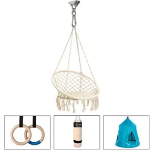 Vigorwise Tree Swing Hanger Hanging Chair Hardware Hammock Hanging Kit Tire Swing Swivel Punching Bag Hanger