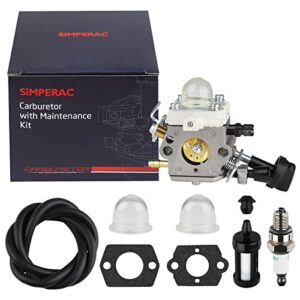 simperac bg86c carburetor for stihl bg86 blower sh86c carburetor replace for zama c1m-s261b, 4241 120 0616