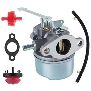 autokay new carburetor snow blower kit for tecumseh 3hp 2 cycle toro sears craftsman mtd