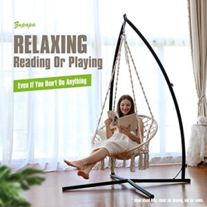 Zupapa X Hanging Hammock Chair Stand Only for Air Chair Porch Swing, Heavy Duty Outdoor Indoor Use