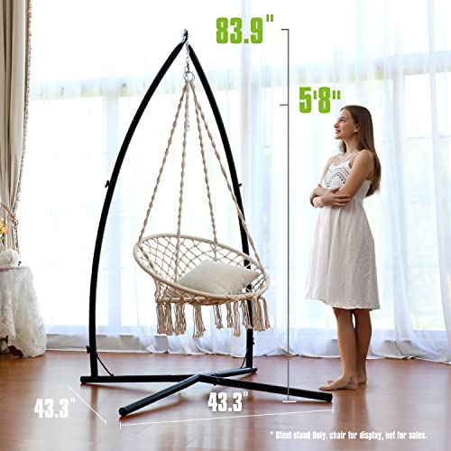 Zupapa X Hanging Hammock Chair Stand Only for Air Chair Porch Swing, Heavy Duty Outdoor Indoor Use