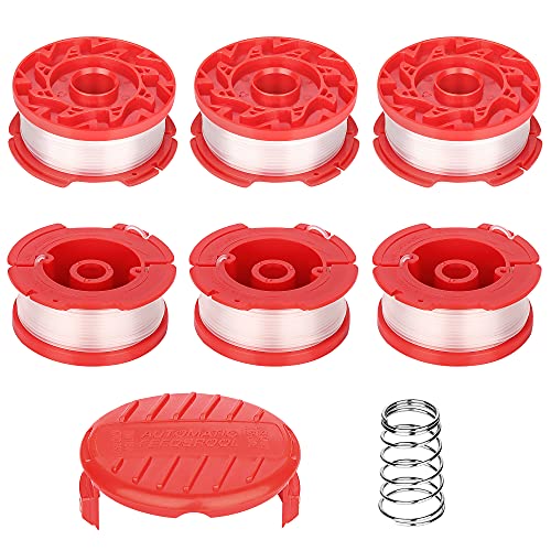 Dilsuaco CMZST0653 8pcs String Trimmer Spool Line(0.065",30Ft) with Cap Head, Compatible with Craftsman CMCST900,CMESTA900,CMESTE920,CMZST98020,CMCST915,CMEST913,CMZST120SC (CMZST0653-8pcs)