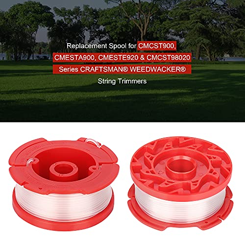 Dilsuaco CMZST0653 8pcs String Trimmer Spool Line(0.065",30Ft) with Cap Head, Compatible with Craftsman CMCST900,CMESTA900,CMESTE920,CMZST98020,CMCST915,CMEST913,CMZST120SC (CMZST0653-8pcs)