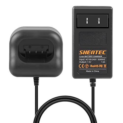 Shentec 7.4V Li-Ion Charger 902667 Compatible with Paslode 902654 902600 B20543A B20543 CF325LI 918000 IM250A Li Battery (Not for Ni-MH/Ni-Cd Battery)