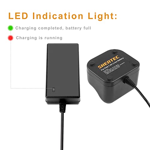 Shentec 7.4V Li-Ion Charger 902667 Compatible with Paslode 902654 902600 B20543A B20543 CF325LI 918000 IM250A Li Battery (Not for Ni-MH/Ni-Cd Battery)