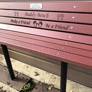 Roudebush Company Park Bench Frames-Permanent Post