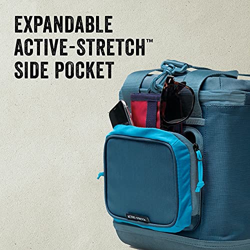 Coleman SPORTFLEX Soft Cooler with 4way Stretch Mesh Pockets, Expandable Active Stretch Side Pockets, Cooler Bag, Soft Sided Cooler, Insulated Lunch Bag, Camping Cooler