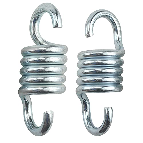 XINMEIWEN 2Pack 750lbs Weight Capacity Hammock Chair Spring Porch Swing Spring for Hanging Chair and Swing (Thickness: 7mm + 8mm)