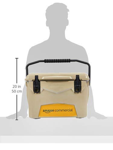 AmazonCommercial Rotomolded Cooler, 20 Quart, Tan