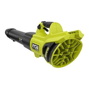 ryobi 40v hp brushless 190 mph 730 cfm cordless battery jet fan leaf blower (tool only) (renewed)