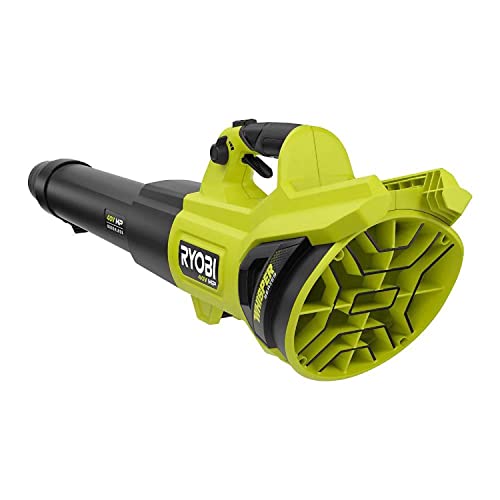 RYOBI 40V HP Brushless 190 MPH 730 CFM Cordless Battery Jet Fan Leaf Blower (Tool Only) (Renewed)