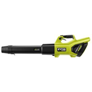 RYOBI 40V HP Brushless 190 MPH 730 CFM Cordless Battery Jet Fan Leaf Blower (Tool Only) (Renewed)