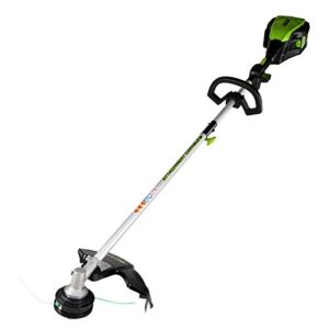 greenworks pro 16-inch 80v cordless string trimmer (attachment capable), battery not included gst80320