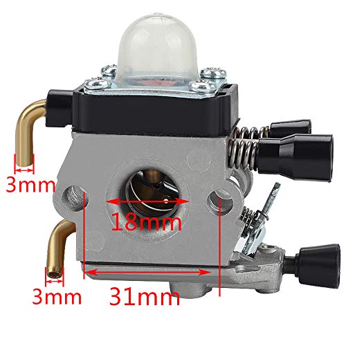 ATVATP FS85 Carburetor for Stihl FS75 FS80 FS85 HS75 HS80 HS85 HL75 FH75 HT70 HT75 KM80 KM85 SP80 SP85 FC75 FC85 String Trimmer & 4137 124 2800 4137 124 1500