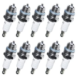 AUMEL Spark Plug Kit 10Pcs For Stihl 017 018 020 021 023 026 034 036 038 044 046 064 066 MS170 MS180 MS200 MS210 MS230 MS250 MS380 MS390 TS400 TS410 TS420 TS460 TS700 TS800 Chainsaw