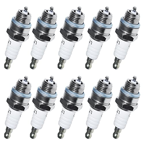 AUMEL Spark Plug Kit 10Pcs For Stihl 017 018 020 021 023 026 034 036 038 044 046 064 066 MS170 MS180 MS200 MS210 MS230 MS250 MS380 MS390 TS400 TS410 TS420 TS460 TS700 TS800 Chainsaw